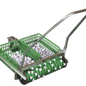 Dual Basket Hand Push Golf Ball Picker - Range Servant America